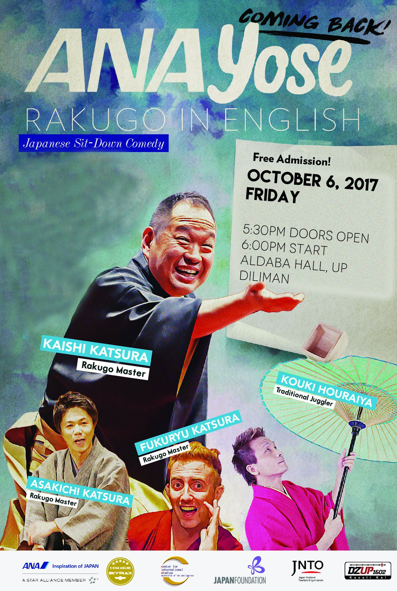‘ANA Yose: Rakugo in English’ comes to UP Diliman - University of the ...