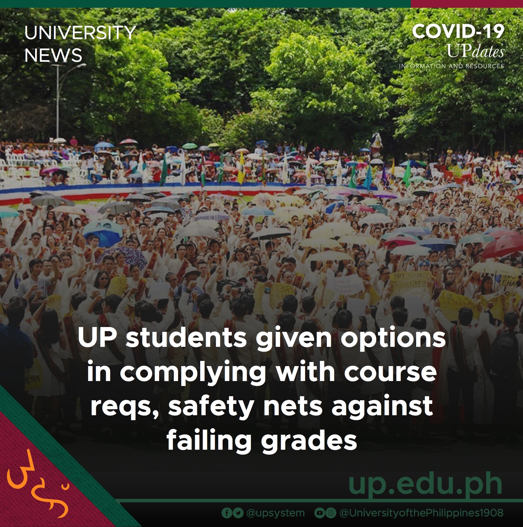 UP students given options in complying with course reqs, safety nets ...
