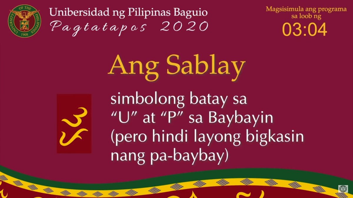 Concepcion to UP Baguio Class of 2020: “Live the spirit of UP ...