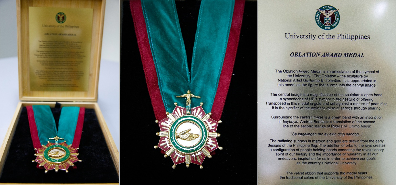 UP alumni and friends to receive 2nd UP Gawad Oblation - University of ...