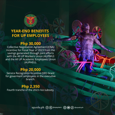 UP announces December benefits for employees - University of the ...