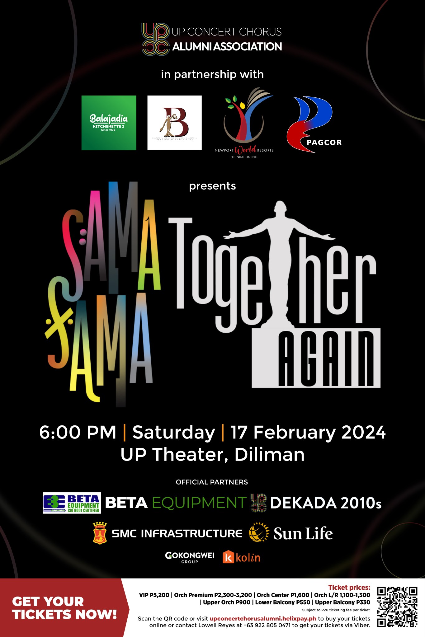 UP Concert Chorus Feb. 17 at UP Theatre - University of the Philippines