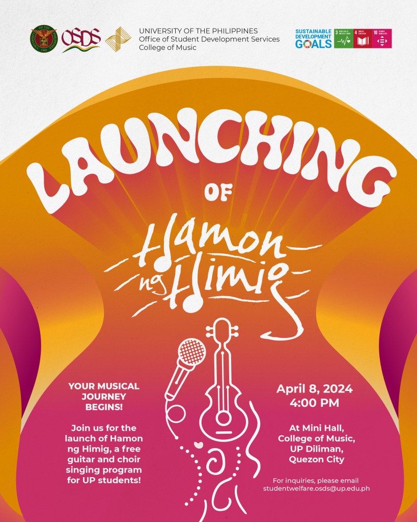 Launch of Hamon ng Himig - University of the Philippines
