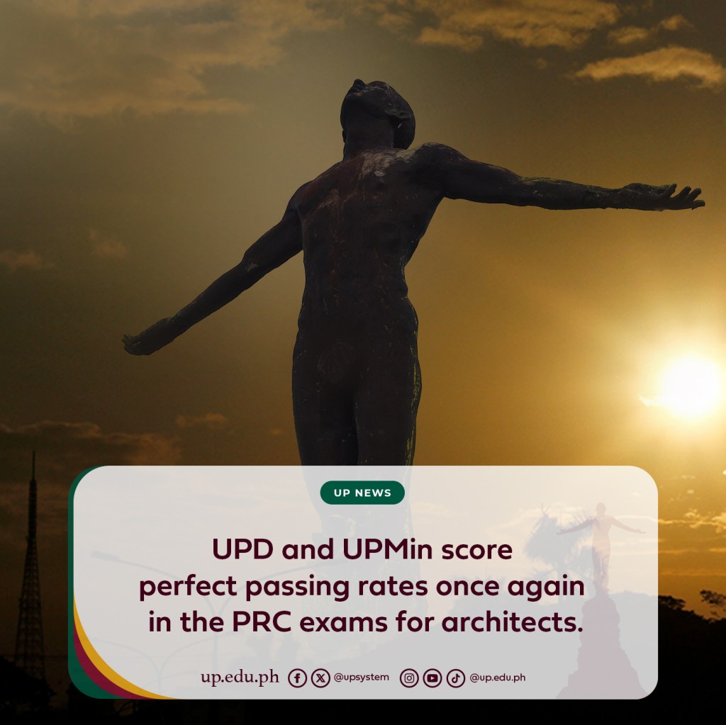 Perfect passing rate anew for UP architecture in licensure exams ...