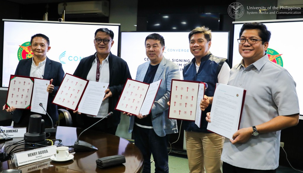 UP, Converge link up to secure PH’s digital future - University of the ...