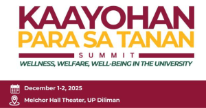 Kaayohan Summit: Championing Wellness, Welfare, and Well-being in the ...
