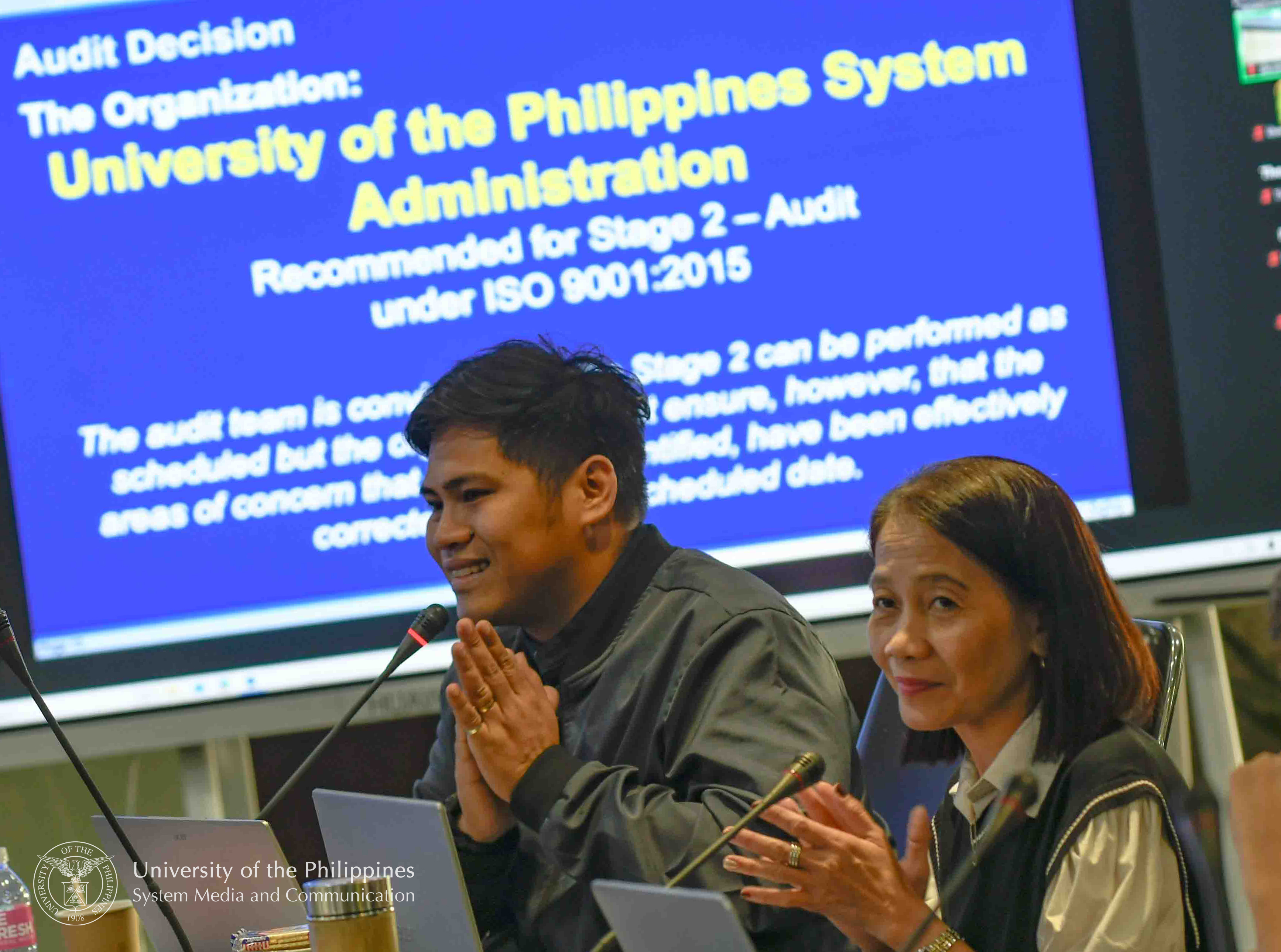 UPSA QMS Stage 1 Audit - University of the Philippines