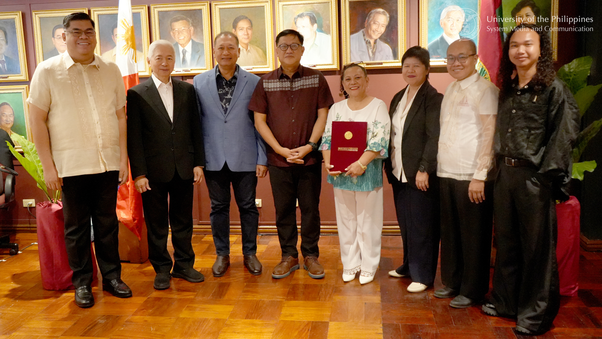 New UP Staff Regent Espanto takes oath, outgoing Staff Regent Alambra ...